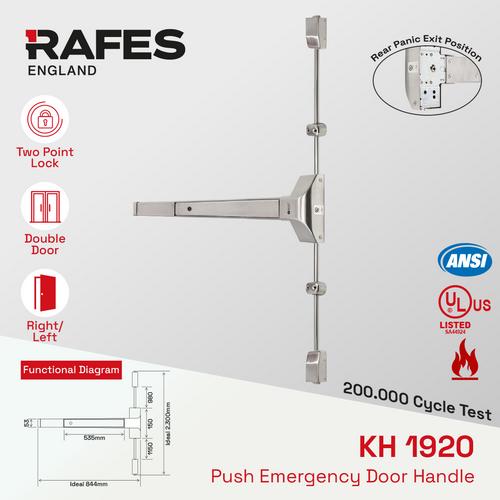 Promo PUSH EMERGENCY DOOR HANDLE - STAINLESS STEEL SUS 304 - SATIN ...