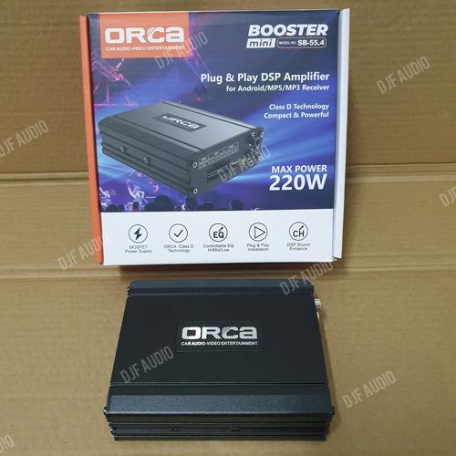Jual DSP Amplifier Orca Booster Mini SB-55.4 - PNP untuk Head Unit ...