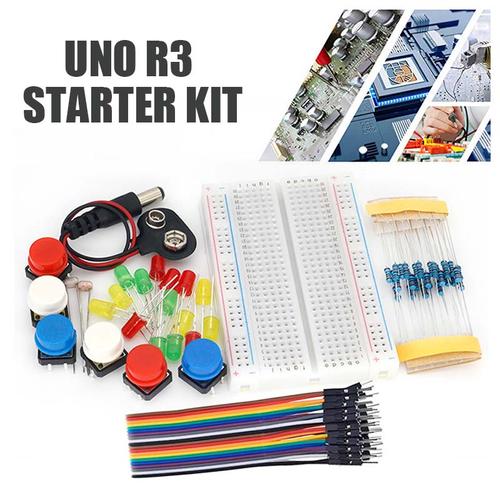 Jual Starter Kit For UNO R3 Kit Paket Elemen UNO R3 Arduino Breadboard ...