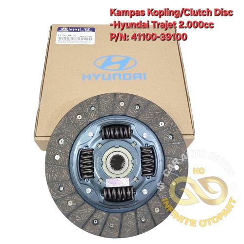 Jual PLAT KAMPAS KOPLING CLUTCH DISC HYUNDAI TRAJET 2.0 2000CC 41100 ...