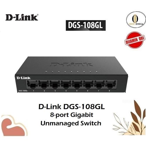 Jual D-Link DGS-108GL 8-port Gigabit Unmanaged Switch DLINK DGS108GL ...