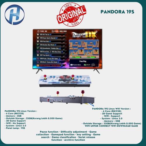 Promo PANDORA 19S Arcade Games Stick 3D Game Box Video Game Classic ...