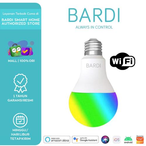 Promo BARDI Smart LIGHT BULB RGBWW 12W Wifi Wireless IoT - Home ...