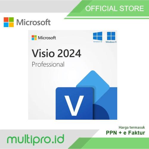 Promo Microsoft Visio Standard 2024 All Language Retail Online ESD EP2 ...