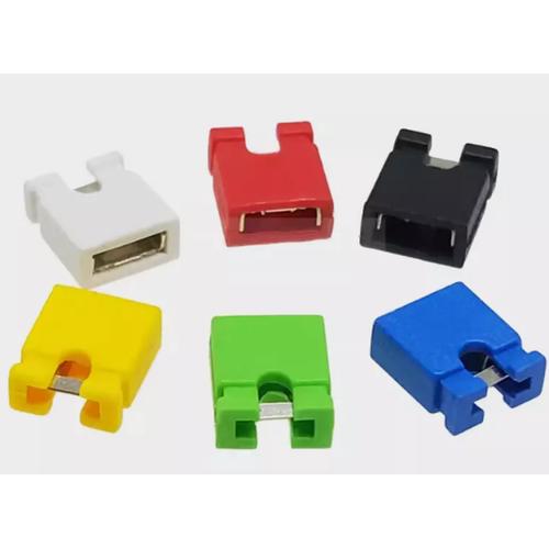 Jual 2.54mm Pitch Pin Header Jumper Cap Connector Header Pin Jumper ...