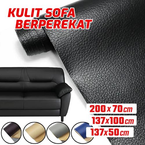 Jual Stiker Kulit Tambal Jok Motor Mobil Sofa Tas Sobek Bolong - BLACK 200x70 - Kota Tangerang ...