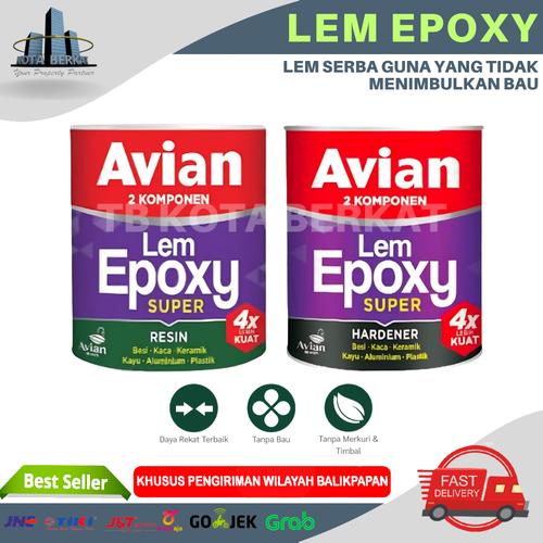 Jual LEM EPOXY AVIAN/ LEM SERBAGUNA 2 KOMPONEN AVIAN - NON SAG 800GR ...