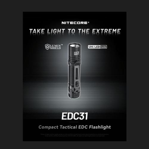 Jual Nitecore EDC31 3500 Lumen USB-C Rechargeable EDC Flashlight ...