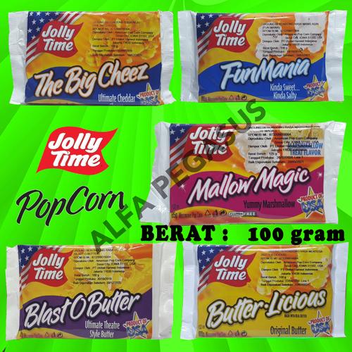 Jual JOLLYTIME POPCORN MICROWAVE, All Varian Rasa : TBC, BOB, FM, B L ...