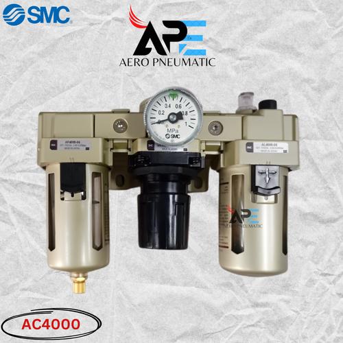 Jual AC4000 AIR UNIT FILTER REGULATOR LUBRICATOR SMC AC4000-04 / AC4000 ...