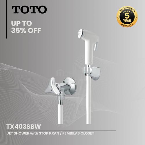 Promo Jet Shower TOTO TX403SBW / Toilet Shower TOTO TX403SBW - Kab ...