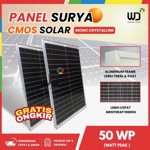 Jual PANEL SURYA / SOLAR PANEL CMOS 50WP MONO - Kota Surabaya - Warna ...