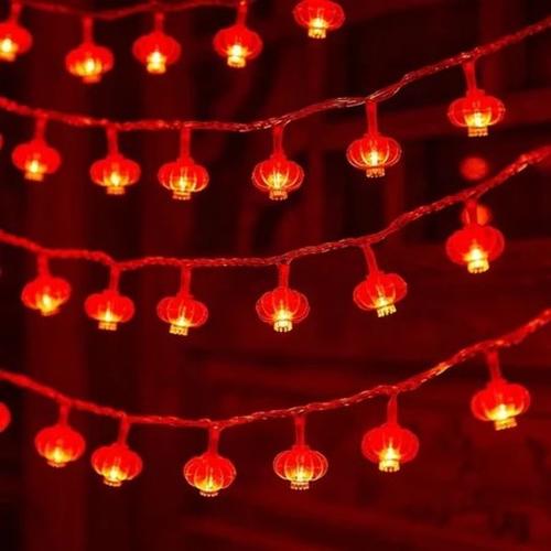 Jual Lampu LED Imlek String Lampu Ornamen Dekorasi Imlek Sincia CNY ...