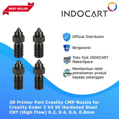 Jual 3D Printer Parts Creality Compatible Hardened Steel CHT (High Flow ...