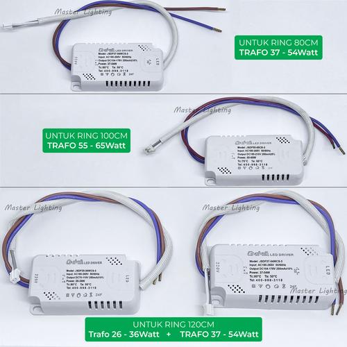 Jual Trafo lampu strip untuk lampu gantung led ring strip - Trafo ...