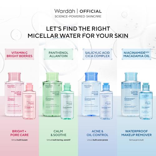 Jual Wardah Micellar Water All Series - Perfect Bright, Calm and Soothe ...