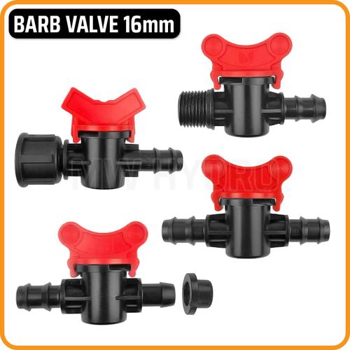 Jual Barb Valve 16 mm | Konektor Selang PE Irigasi Hidroponik - Valve H ...