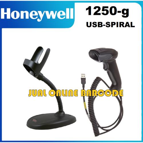 Jual HONEYWELL BARCODE SCANNER 1250g - 1250 G USB + STAND | SCANNER ...