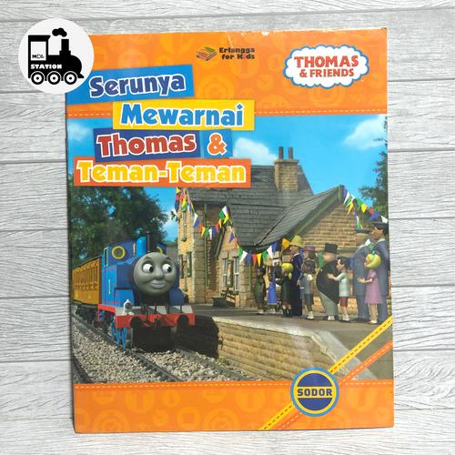 Jual Buku Aktivitas Mewarnai Thomas & Friends - Serunya Mewarnai Thomas ...