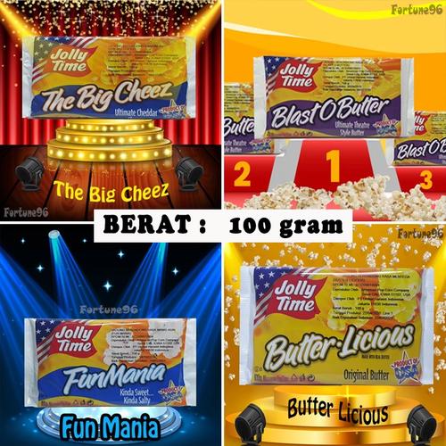 Jual Jolly Time Popcorn microwave aneka varian rasa : TBC, BOB, FM, BL ...