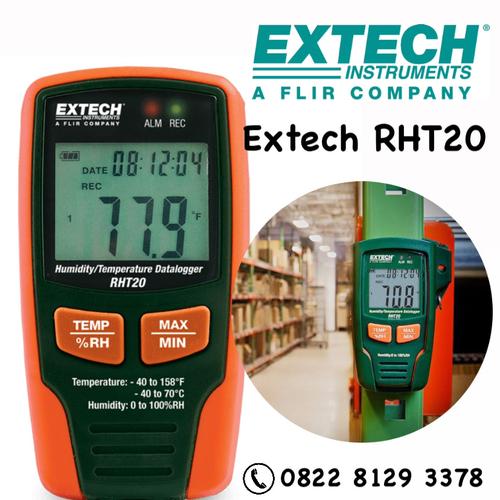 Jual Extech RHT20: Humidity and Temperature Datalogger W/ LCD - Jakarta Utara - Laboratorium Ins ...