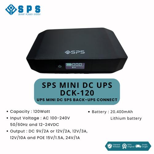 Promo SPS DC UPS MINI BACK-UPS CONNECT DCK-120 LITHIUM BATTERY 120WATT ...