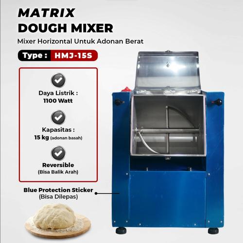 Jual MATRIX Dough Mixer Horizontal Mixer Adonan Berat 15 Kg HMJ-15S ...