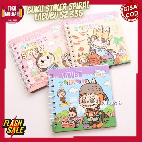Jual BUKU STIKER LABUBU SZ-335 STIKER BOOK LABUBU SZ 335 LUCU UNIK ...