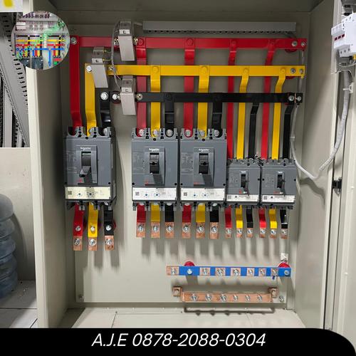 Jual panel distribusi 240kva - panel MDP 630a - MCCB 3p 400a CVS ...