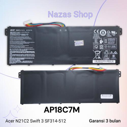 Jual Battery Baterai Acer Swift 3 Sf314-512 N21C2 AP18C7M - Jakarta ...