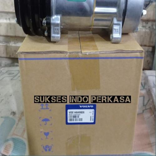 Jual 14649606 VOE14649606 COMPRESSOR NO GENUINE VOLVO AC EC200D EC210B ...