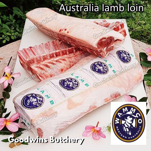 Jual 2kg LAMB LOIN frozen Wammco Australia iga loin domba muda ...