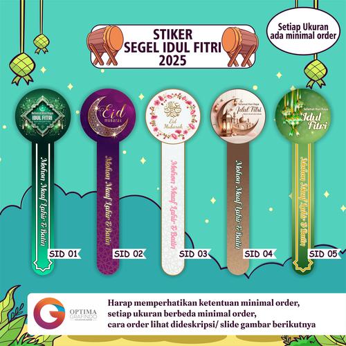 Jual Cetak Stiker Segel Kue Lebaran Idul Fitri Toples Hampers - 7 x 14 ...