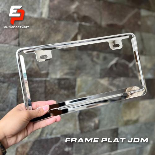 Jual FRAME PLATE JDM / FRAME PLAT STAINLESS [FRAME ONLY] - Satuan - Kab ...