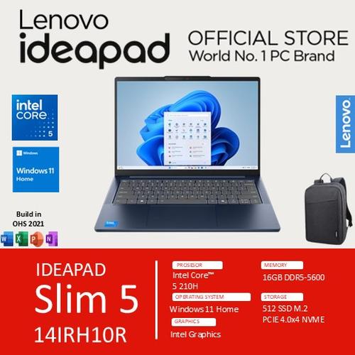 Promo Lenovo Ideapad Slim 5 OLED 14IRH10R Intel Core 5 210H 16GB 512GB ...