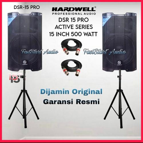 Jual SOUND SPEAKER AKTIF HARDWELL DSR 15PRO/DSR15PRO ORIGINAL 2 UNIT BT ...
