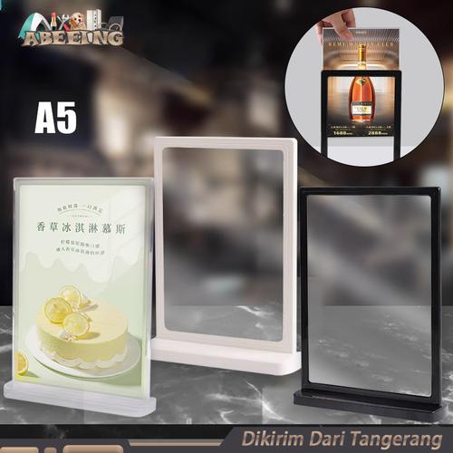Jual A5 Stand Akrilik Stand Menu Tempat Brosur Holder Menu Sign Holder ...