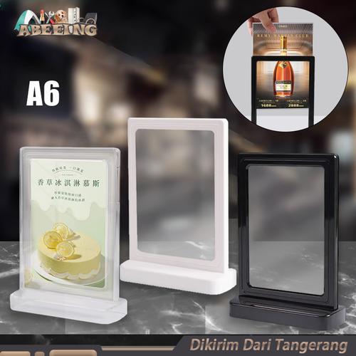 Jual A6 Stand Akrilik Stand Menu Tempat Brosur Holder Menu Sign Holder ...
