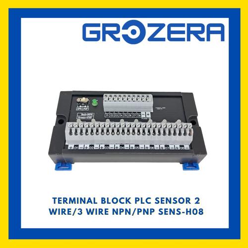 Jual Terminal Block PLC Sensor 2 wire/3 wire NPN/PNP SENS-H08 - Jakarta ...