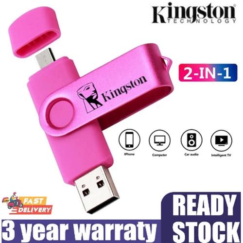 Jual Kingston FLASHDISK OTG TYPE C 2IN1 1TB/2TB FLASH DRIVE ULTRA DUAL ...