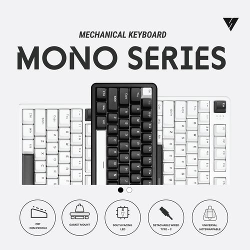 Promo VortexSeries MONO SERIES Wired Gasket Mount Mechanical Keyboard ...