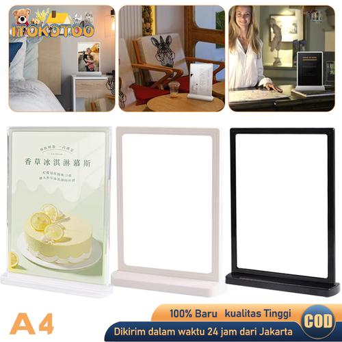 Jual A4 Stand Menu / Stand Brosur / Stand Akrilik / Holder Brosur ...