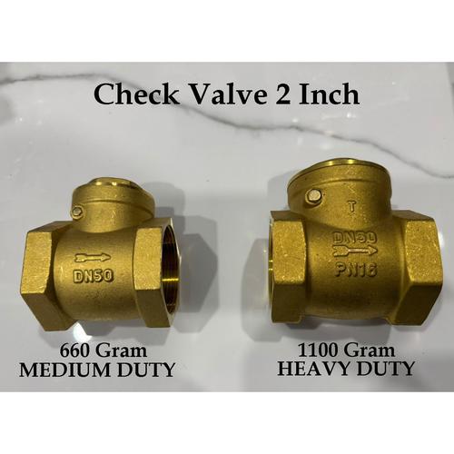 Jual Check Valve 2 Inch Kuningan Klep Tabok Swing Valve 2" - 2 Inch ...