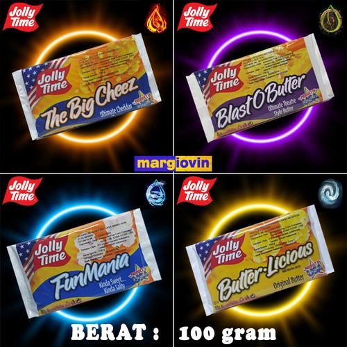 Jual Jolly Time Popcorn microwave aneka varian rasa : TBC, BOB, FM, B L ...