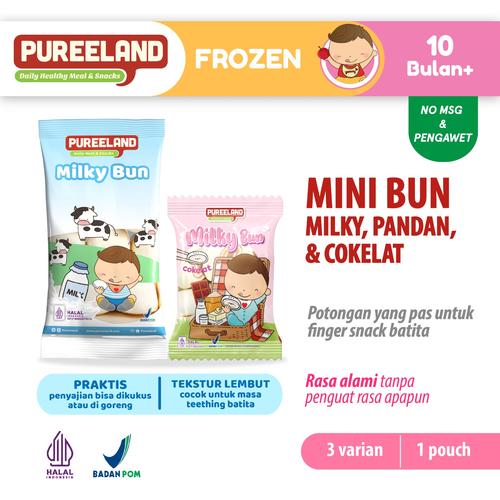 Promo Pureeland Baby Milky Bun / MPASI Bayi Organik / Makanan Bayi ...