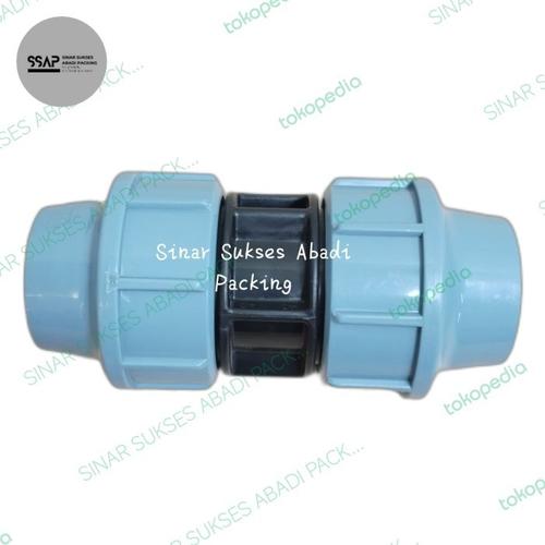 Jual Coupler Pipa Hdpe 2" inch / Socket Pipa HDPE Compression Joint ...