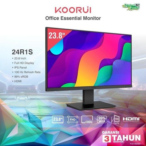Jual KOORUI 24R1S 24 inch FHD IPS 100Hz HOME OFFICE GAMING MONITOR ...