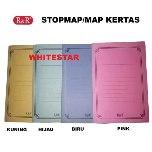 Jual stopmap kertas Uk. F4 / folio - map / stop map - r&r - Kuning ...