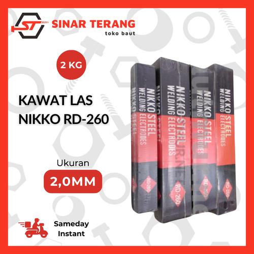 Jual Nikko RD260 2.0mm Kawat Las / Welding Electrode - Kota Bandung - bautmur.net | Tokopedia