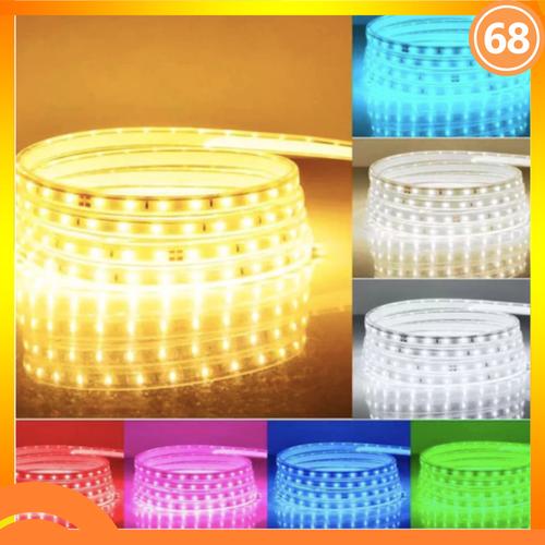 Promo [COD] PAKET LAMPU LED STRIP LENGKAP TINGGAL COLOK 220V 6M 7M 8M ...